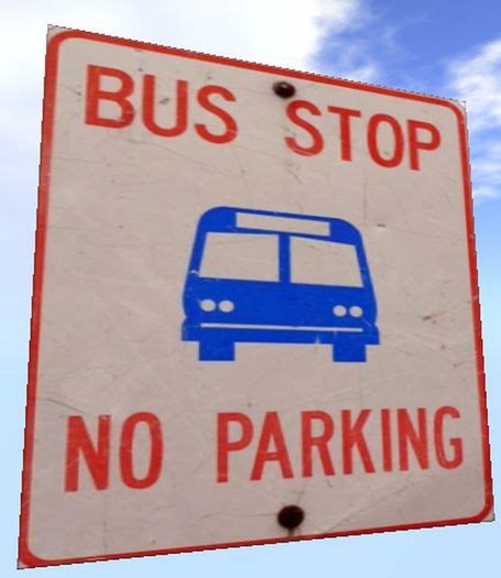 Second Life Marketplace Rotating Bus Stop Sign