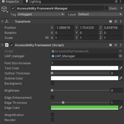 The Accessibility Framework Manager Provided Adaptations Download