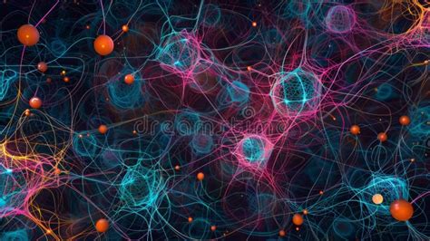 intricate depiction of complex artificial neural network technological
