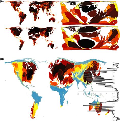 A Area Cartograms For Sampling And Species Richness Per‐biome Using