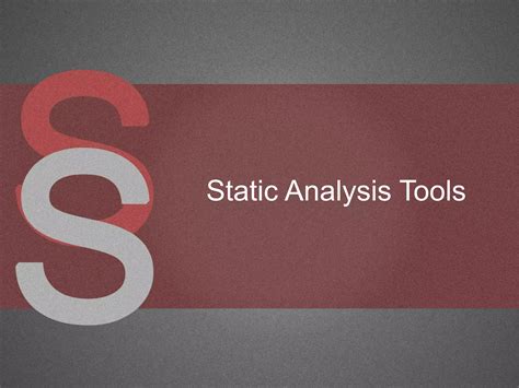 Software Security Static Analysis Tools Pdf