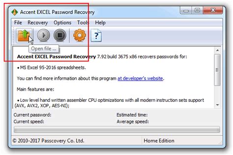 Excel Password Remover In Action Accentepr