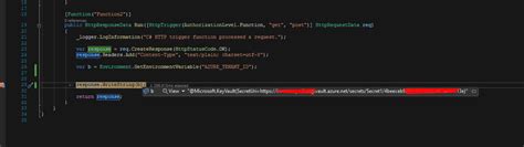 how to use key vault references for azure functions locally microsoft qanda