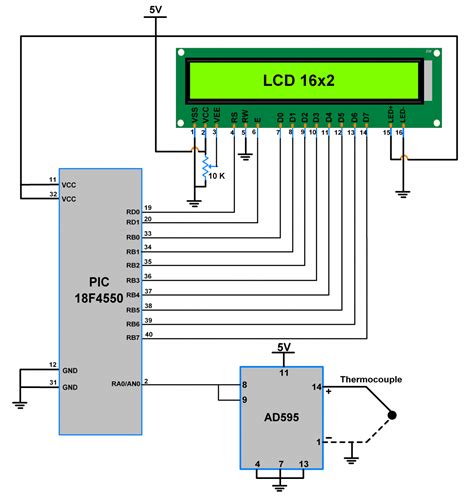 Makerobot Education Thermocouple Interfacing With Pic18f4550