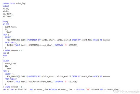 Flinksql的双流join，窗口topn中遇到的问题。flink 双流 Join 多次触发窗口 Csdn博客
