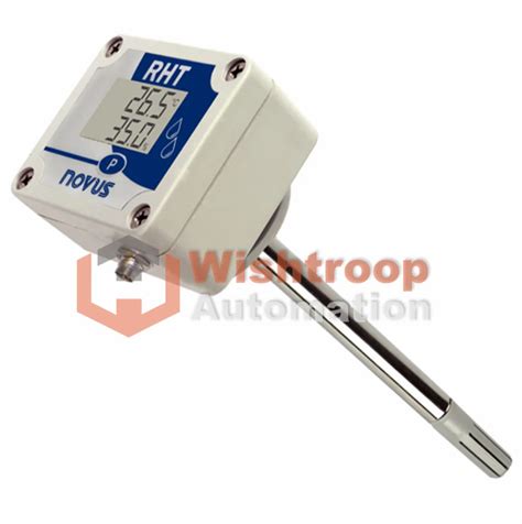 Novus Rht Dm 485 Lcd Temperature And Humidity Transmitter 250mm Probe