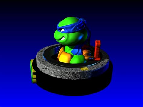 Stl File Leo Turtles Mutant Ninja Mayhem Chaos Bust Turtle ♌・3d Printable Model To Download・cults