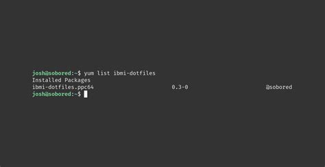 ibm i dotfiles cli rpm and sobored rpm repo sobored