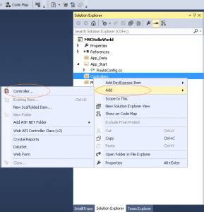 Create ASP NET MVC Application In C And Visual Studio