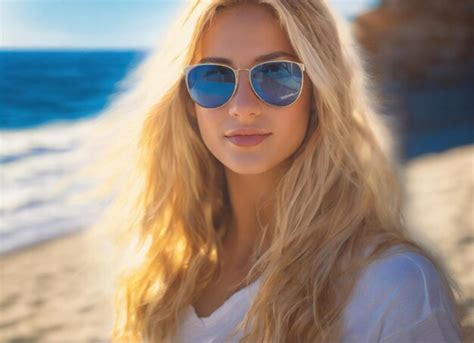 Premium Photo A 25 Year Old Italian Girl With Her Long Blonde Hair