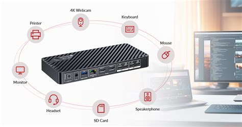 Av Access Unveils Kd E20 The Usb C Kvm Switch Docking Station