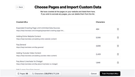 Create First Ai Chatbot With Your Support Content On Livechatai