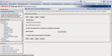 Gowthams Soa Blog Create And Configure Clusters On Weblogic