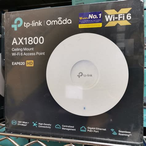 Tp Link Eap620 Hd Ax1800 Wifi 6 Ceiling Mount Access Point On Carousell