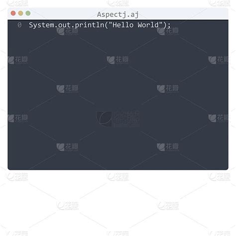 Aspectj语言hello World程序示例在编辑器窗口插图素材 花瓣网 Aspectj语言hello World程序示例在编辑器窗口插图素材 花瓣网