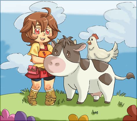 Harvest Moon Animal Parade Gill Fanart