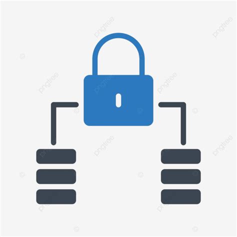 Private Lock Database Datacenter Vector Lock Database Datacenter Png