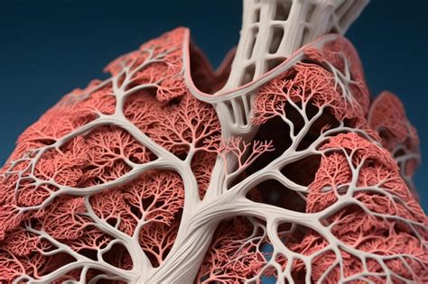 Premium Photo Closeup Of Detailed Anatomy Of The Respiratory System