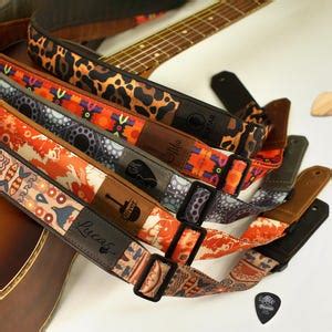 Personalized Wide Guitar Strap Custom Guitar Straps 6 Unique