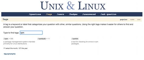 How Is Rpm Based Linux Different From Unixse Area 51 Discussions