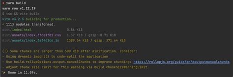 Bug Running Build Never Finishes On A Vitetamaguitypescript Project