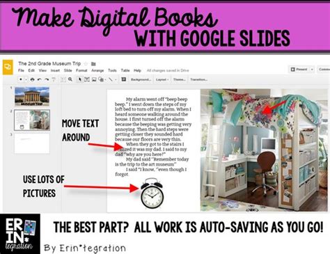 Making Digital Books On Google Slides