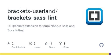 Github Brackets Userlandbrackets Sass Lint Eyes Brackets Extension For Pure Nodejs Sass