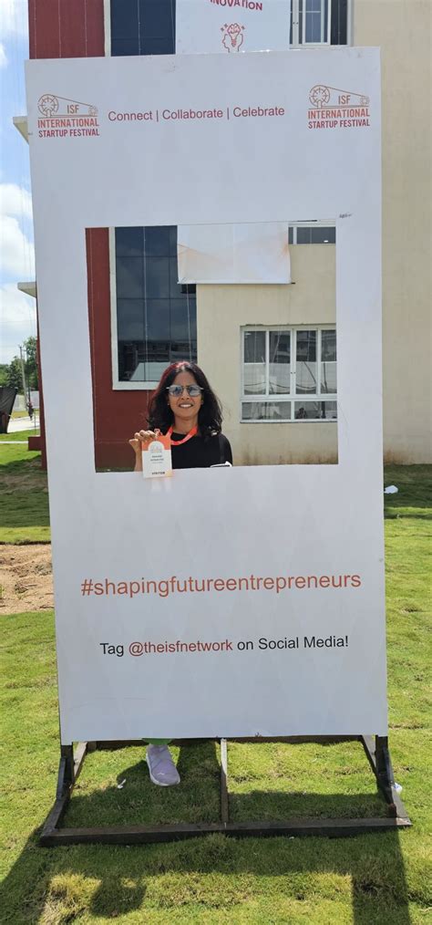 Asavari Ashtaputre On Linkedin Universe Isf International Startup Festival Hyderabad