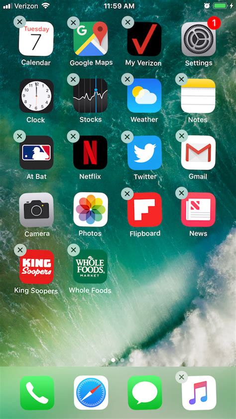 How To Delete Uninstall IPhone Apps IOS 11 And Newer Alvinalexander Com