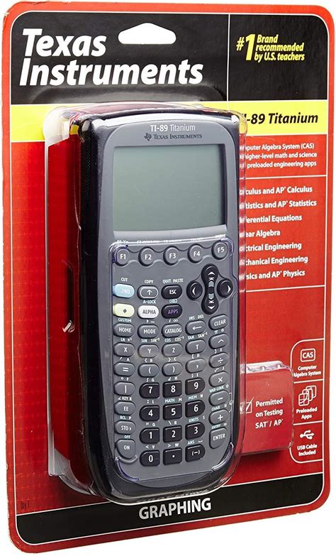 Texas Instrument Ti 89 Titanium Programmable Graphing Calculator Renewed Office