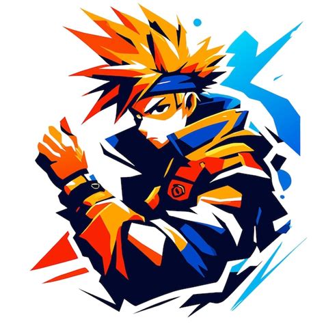 사랑스러운 치비 스타일 터 만화 프리미엄 벡터