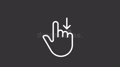 Animated Move To Right Linear Icon Stock Video Video Of Animated
