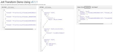 Json Jolt Number Of Files Count And List Out The Files Based Source