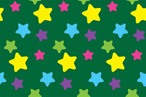 별과 매끄러운 패턴 다채로운 배경 옷 웹 인사말 카드 선물 랩 및 디자인을위한 간단한 크리에이티브 프린트 회색 노란색 파란색 보라색 분홍색과 녹색 색상 0명에 대한 스톡