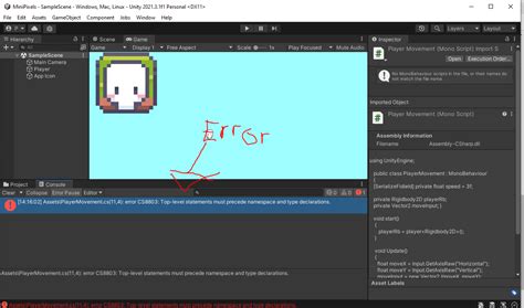Porfa Diganme Que Le Falta Que Me Manda El Error De Top Level