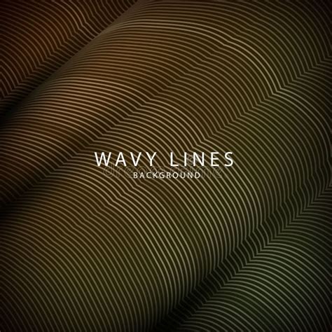 wave lines pattern an abstract stripe background vector stock vector