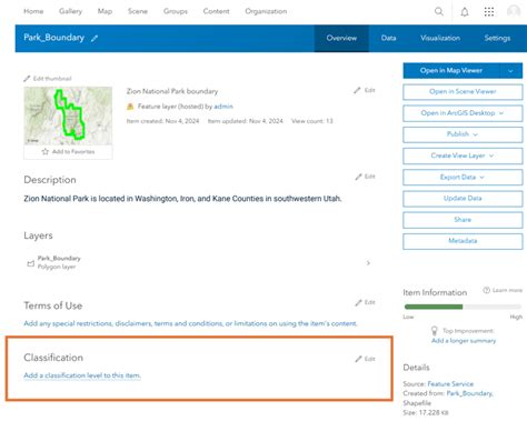 Introducing Item Classification In ArcGIS Enterprise