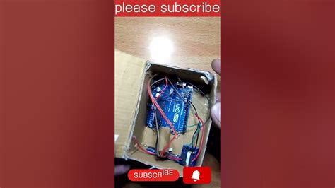 Arduino Ultrasonic Sensor Project Shorts Arduinoproject Youtube