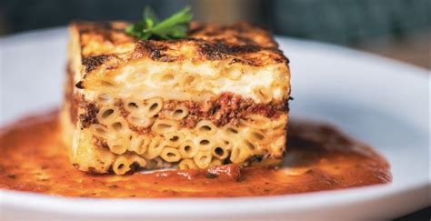 Pastitsio With Greek Yogurt Béchamel Sauce Recipe A Taste Of Greece In