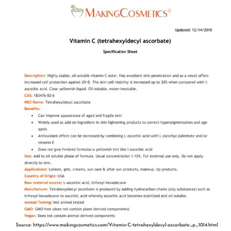 Ingredient Focus Thd Ascorbate Happy Skin Days