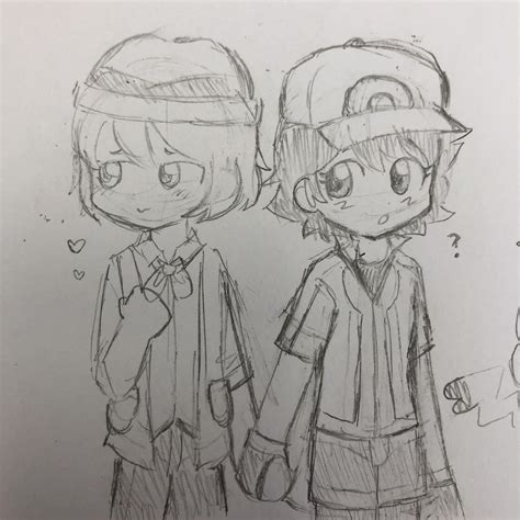Happy Valentines Day I Tried To Draw A Sex Swap Satosere For The Occasion R Amourshipping