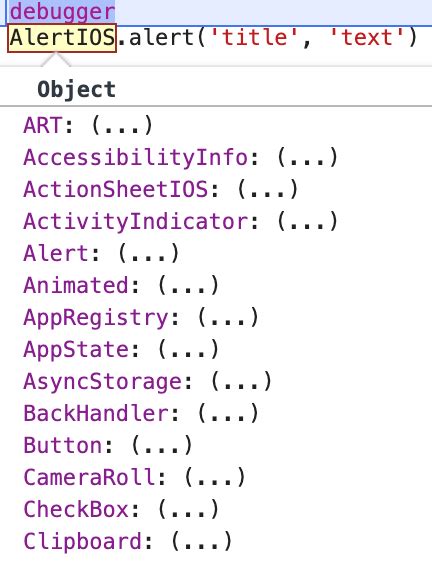 Ios Alertios Undefined Errors React Native Stack Overflow