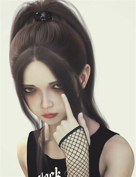 Sakuya Hd Character Dforce Clothing And Pose Bundle For Genesis 9 Daz 3d