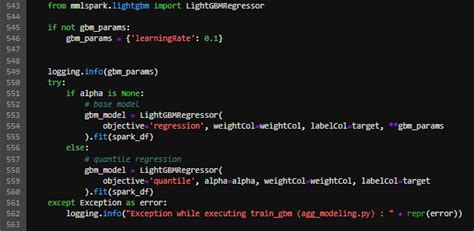 Error While Using Mmlspark Lightgbm Py4JJavaError An Error Occurred