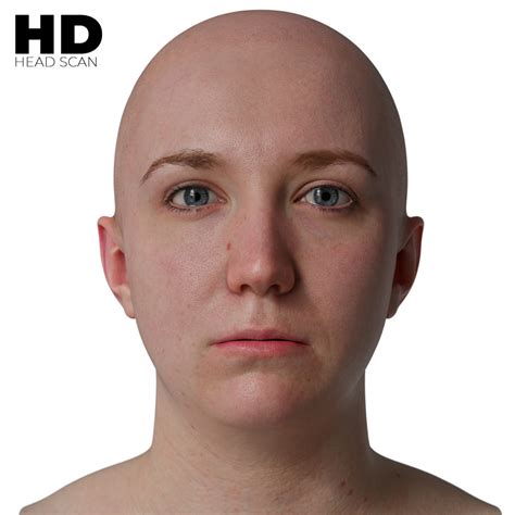 Hd Female 3d Head Model 31