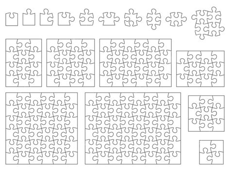퍼즐 조각 사각형 모양 외딴 장난감 부품 Png 일러스트 및 벡터 에 대한 무료 다운로드 Pngtree