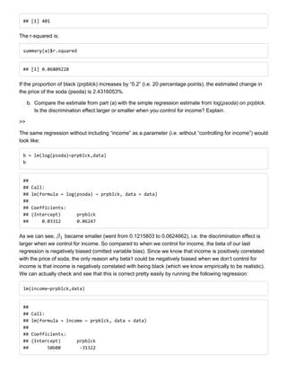 Problem Set Statistics And Econometrics Msc Business Analytics Imperial College London PDF