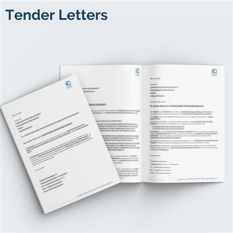 Tender Letter Format 18 Printable Cover Letter For Project Bid Forms