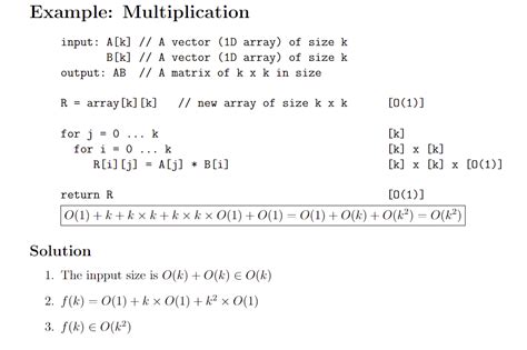 Solved 1 State The Size Of The Input In Big Oh For