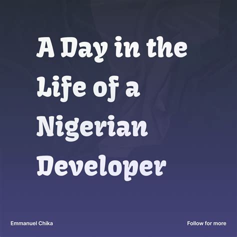 Emmanuel Chika On Linkedin Nigeriandevelopers Techstories Innovation Linkedinseries